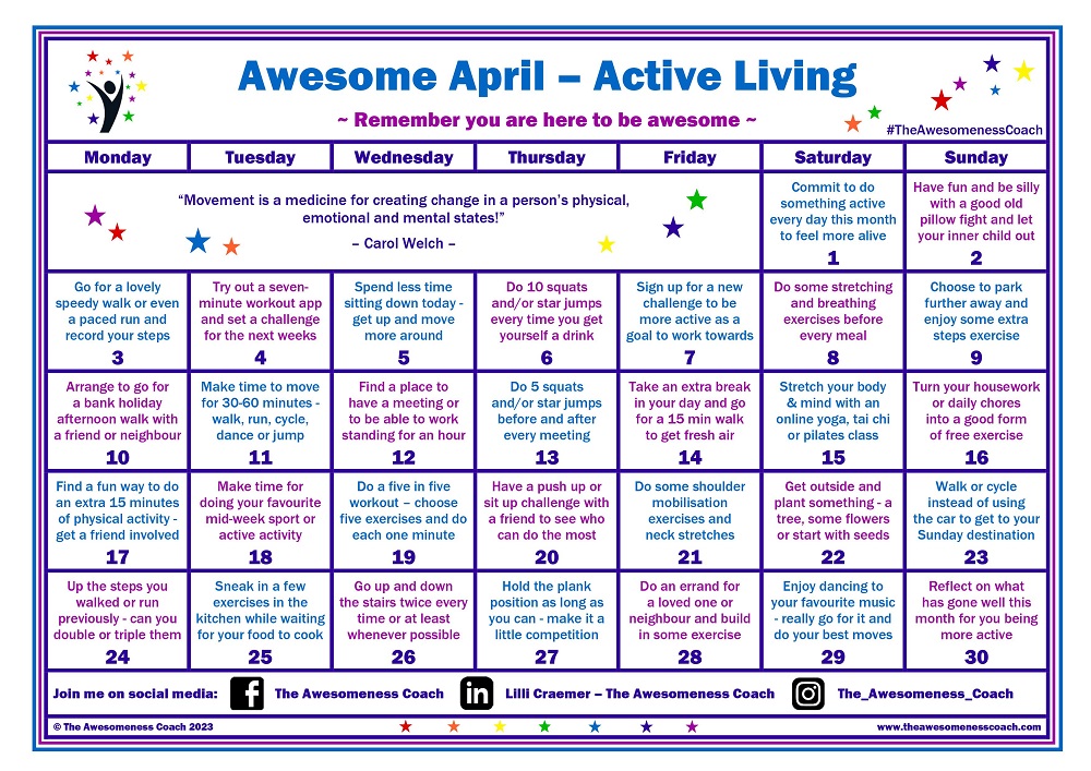 The Awesomeness Calendar - Enjoy a boost of awesomeness every day