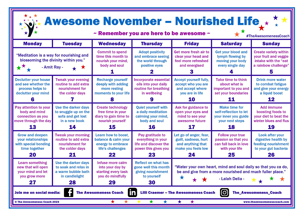 The Awesomeness Calendar - Enjoy a boost of awesomeness every day